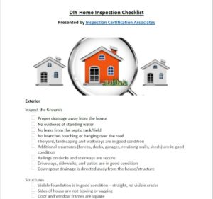 DIY Home Inspection Checklist | ICA School